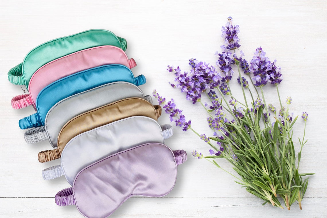 Gifts for Her Eyelash Eye Mask, Sleep Eye Mask Custom Satin Eye Mask ...