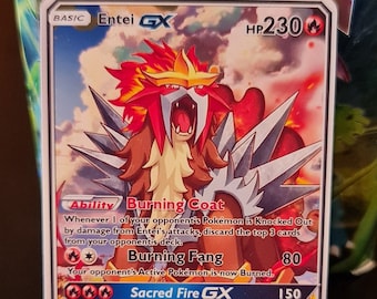 Entei Gx Card - Etsy