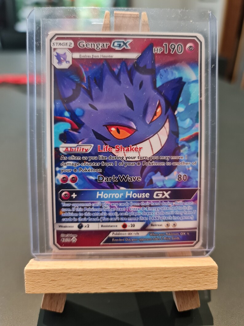 Gengar GX fanmade Orica personalizado original Calidad superior - Etsy ...