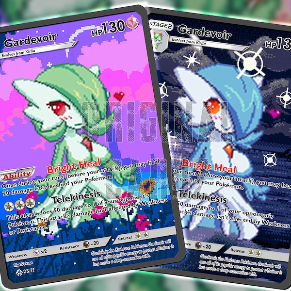 Gardevoir Custom Card - Etsy