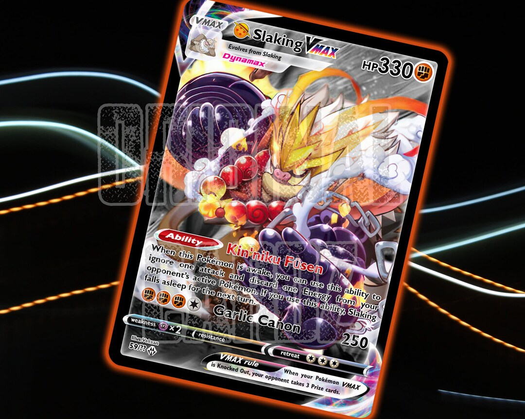 Slaking Gear 4 Super Saiyan Vmax Custom Card - Etsy