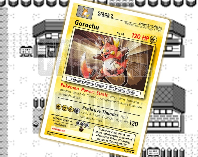 Pichu Raichu Team V Pikachu Ash Vmax Gaming Shining Gx Ex M Mega Ultra ...