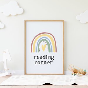 Reading Corner Reading Posters Classroom Posters Homeschool Reading ...