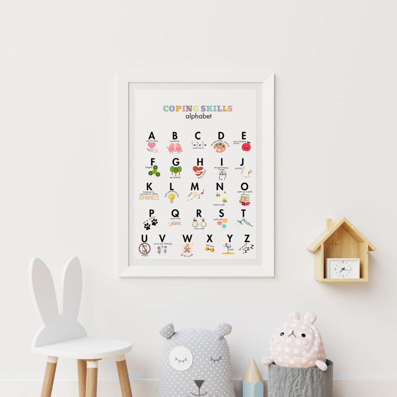 Coping Skills ABS, Coping Skills Alphabet, Calming Corner, Emotional ...