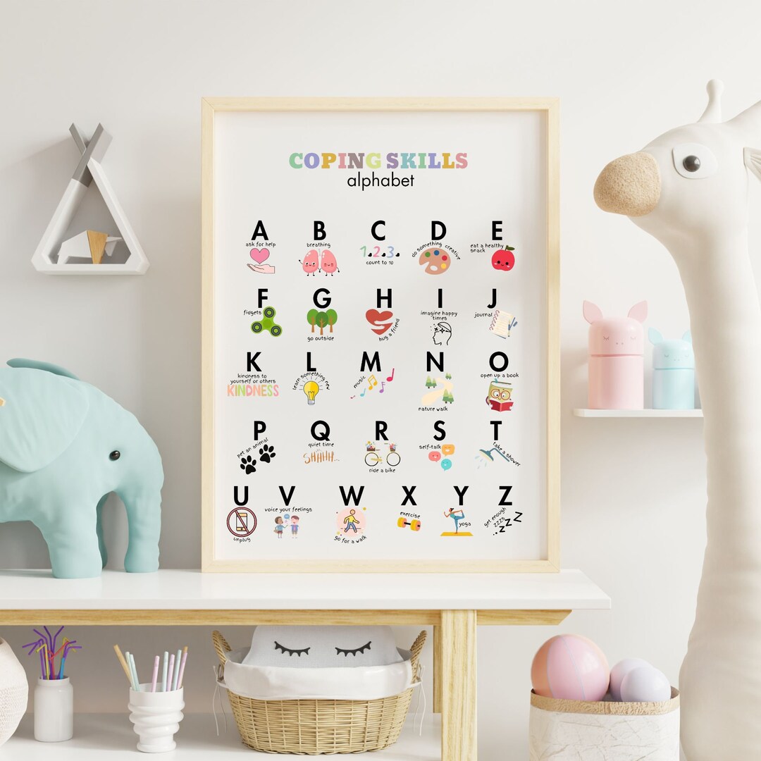 Coping Skills ABS, Coping Skills Alphabet, Calming Corner, Emotional ...