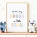 Reading Poster, so Many Books so Little Time, Educational Poster ...