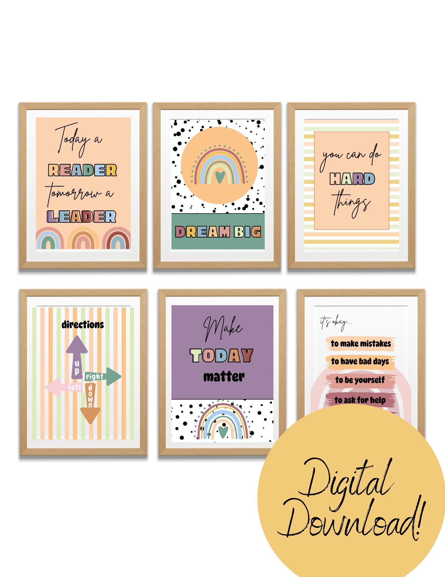 Classroom Posters, Classroom Decor, Learning Posters, Motivational Wall ...