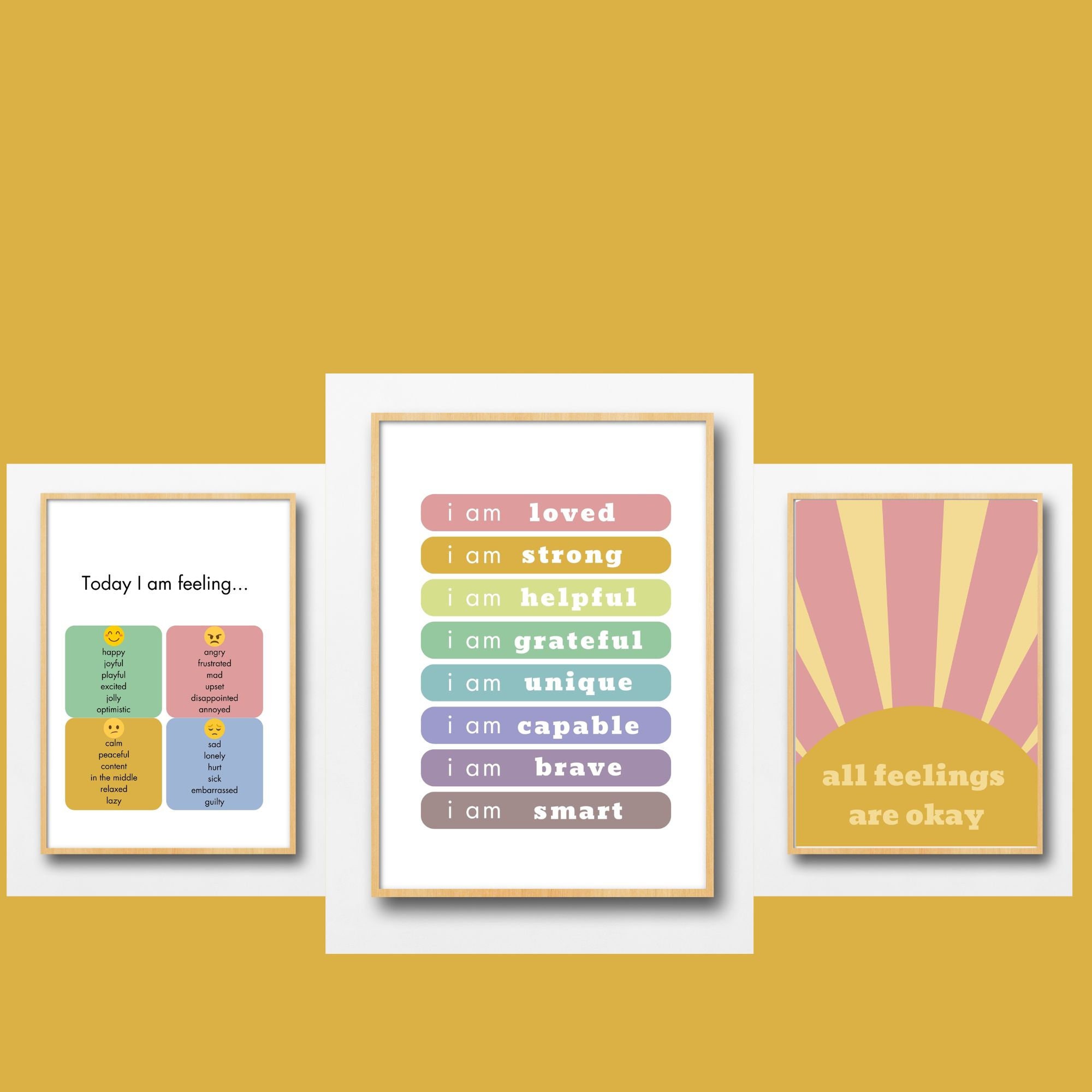 Calming Corner Bundle, Mental Health, Calming Posters, Emotional ...