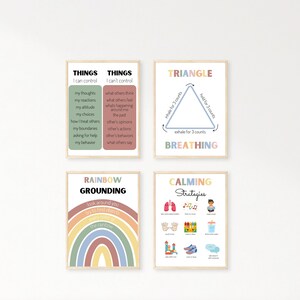 Calming Corner Posters, Calming Corner, Managing Emotions, Educational ...