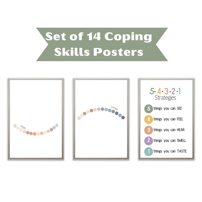 Coping Skills Classroom Poster, Coping Strategies, Social Emotional ...