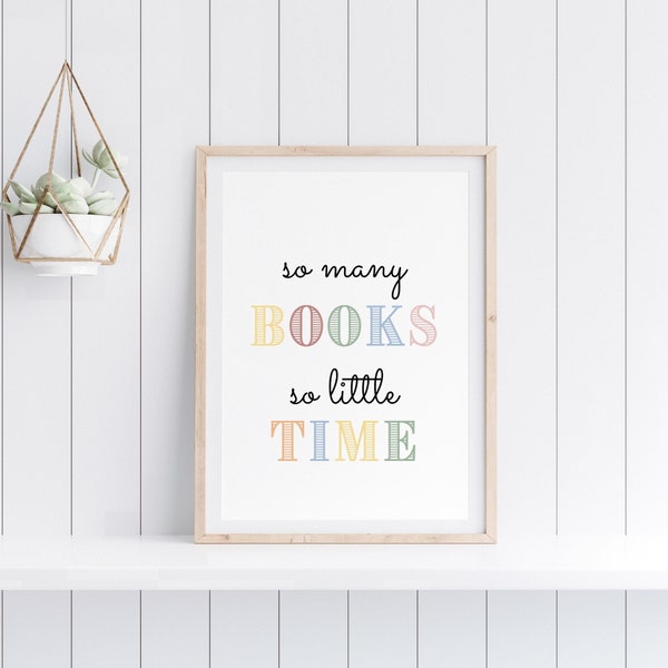 So Many Books - Etsy