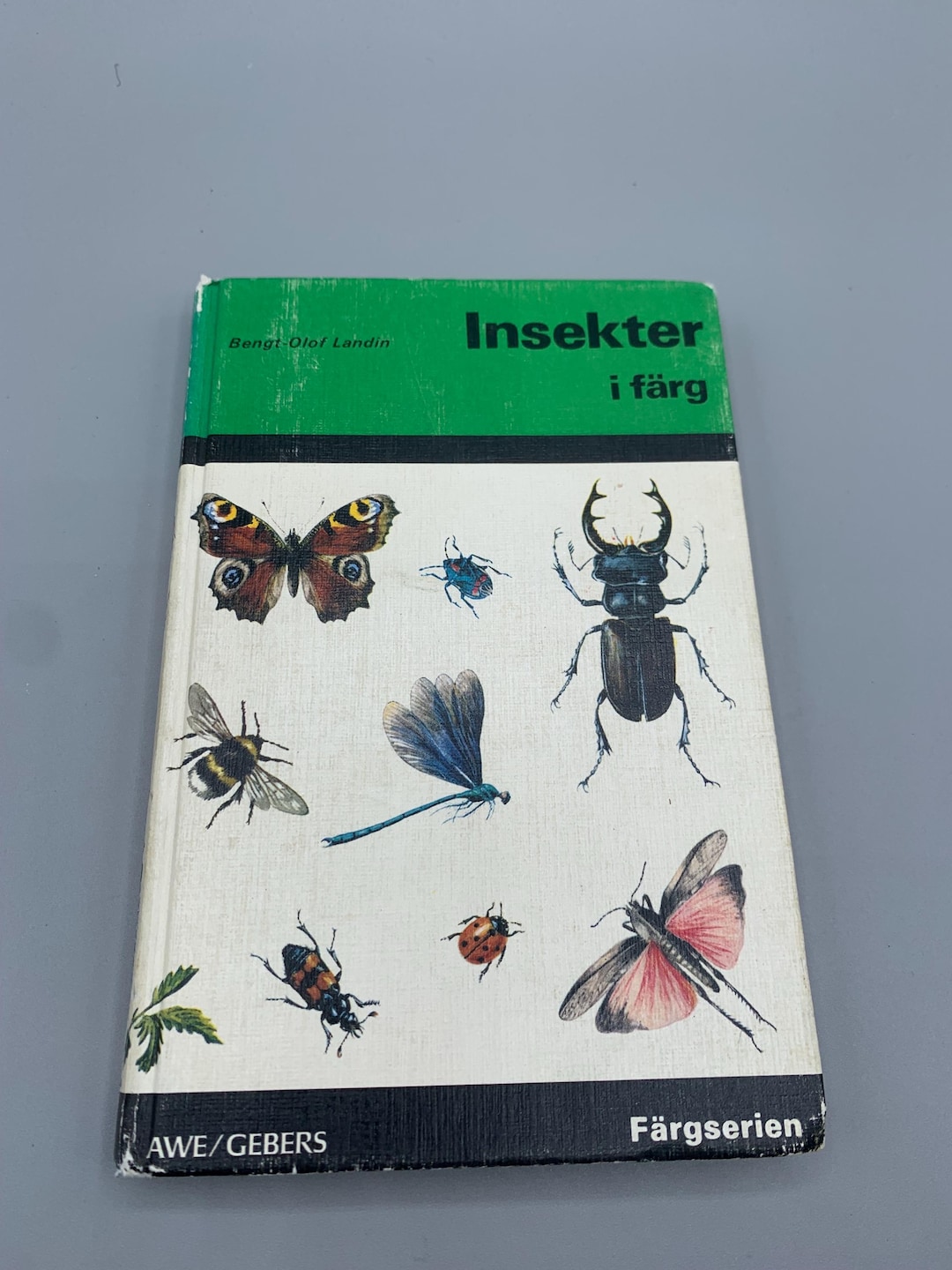 Vintage Insects Book 1970s Guide Scandinavian Nature Book Sweden Lovely ...