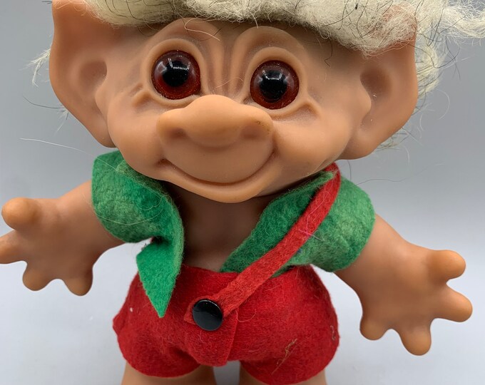 Vintage Dam Troll Doll, No Hair, 3 Trolls, Scandia Troll Dolls, Made in ...