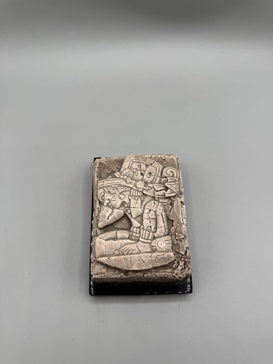 Maya Art Sculpture Reproduction the Slave of Time Stone Sculpture ...
