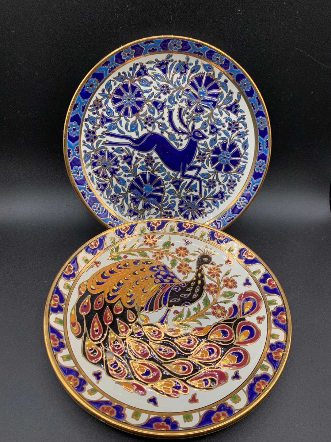 Set of Two Keramikos Decotative Plate,keramikos Greek Plates,hand ...