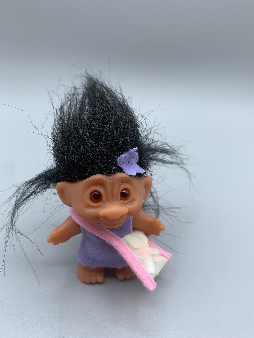 Thomas Dam Troll Collectible Figurine Troll Girl Denmark Vintage 1980s ...