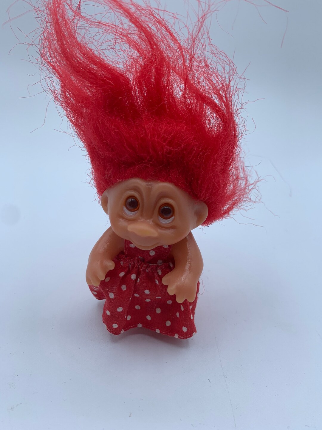 Thomas Dam Troll Collectible Figur Figurine Girl Denmark Vintage 1980s ...