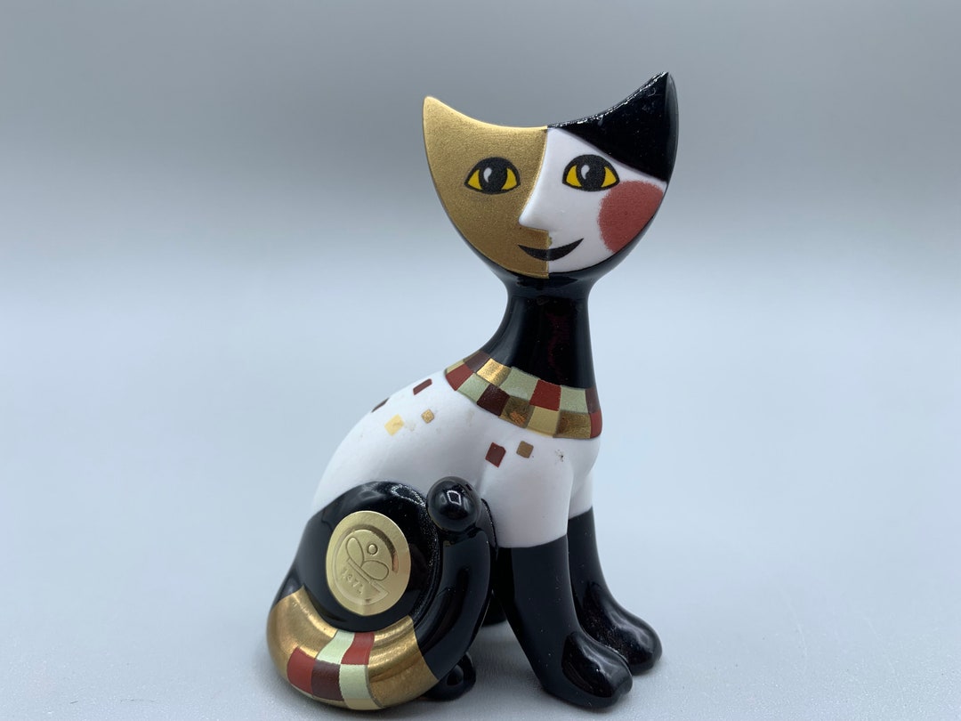 Goebel Porcelain Vintage Cat Samona by Rosina Wachtmeister, Modernist ...