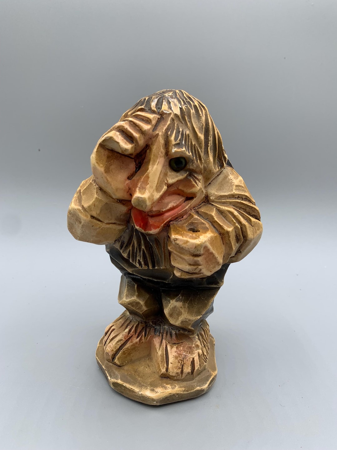 Vintage 1960s Hauketo Troll Norwegian Norway Hand Made Ceramic Troll ...