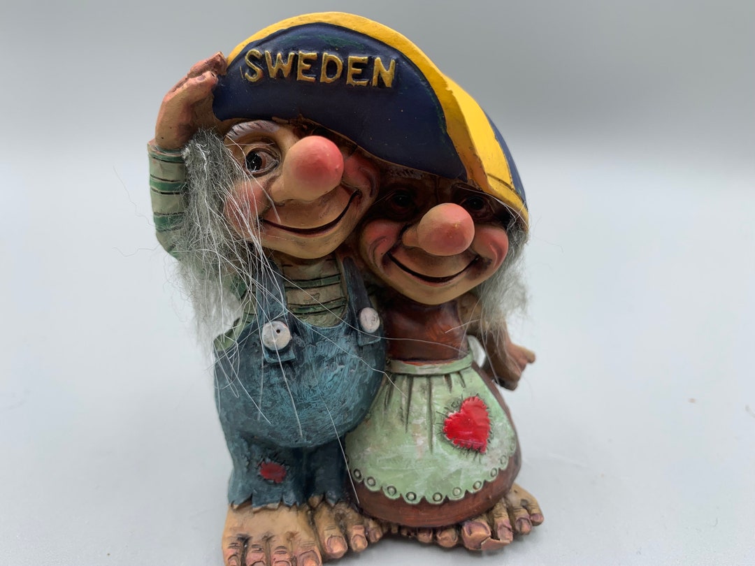 Vintage Swedish Troll, Vintage Trolls, Nordic Souvenir Trolls ...