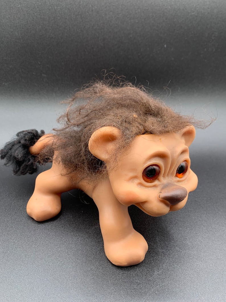 Thomas Dam Troll Lion Animal Rare Patent Collectible Figur Figurine ...