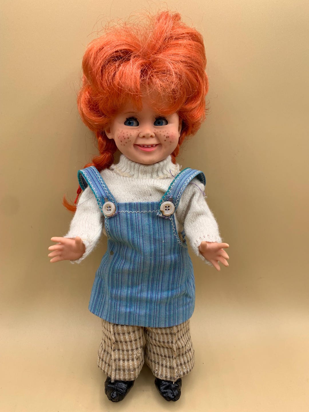 Ratti Vintage Pippi Longstocking Doll Collectible Vintage Toy Italy ...