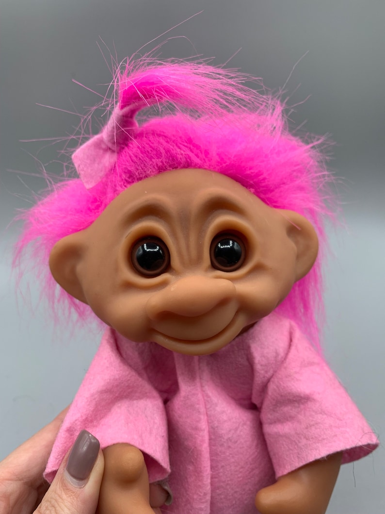 Thomas Dam Troll Girl Collectible Figure Figurine Denmark Vintage 1977 ...