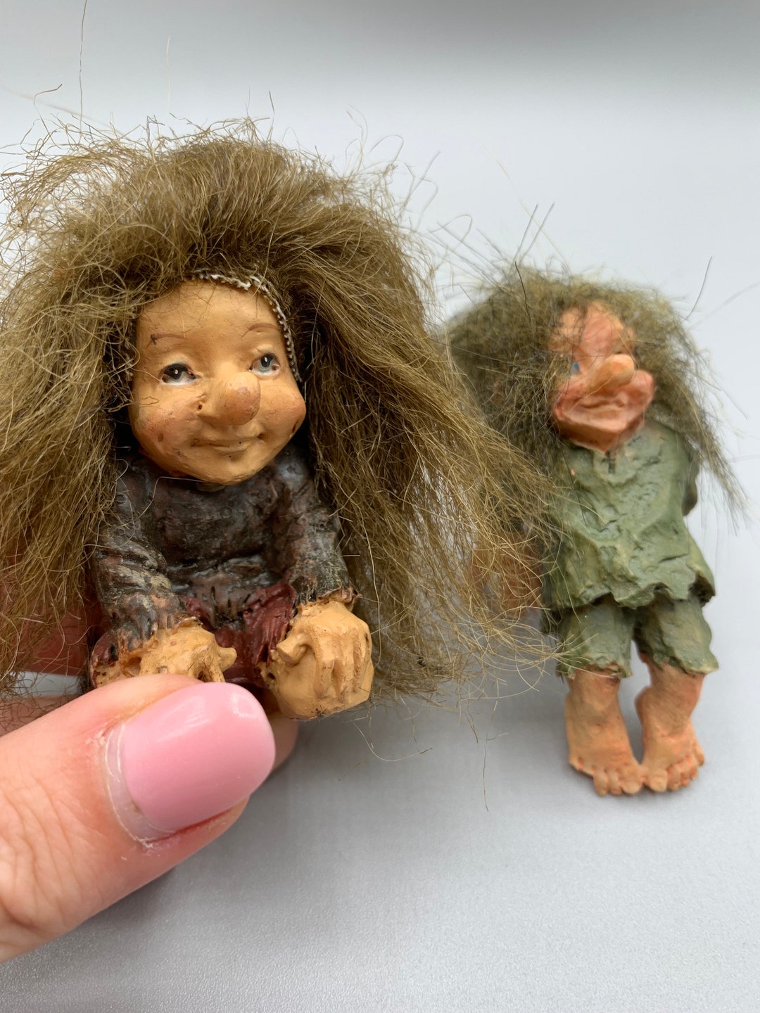 Set of Two Vintage Trolls Agora Gifthouse Collection Sweden ...