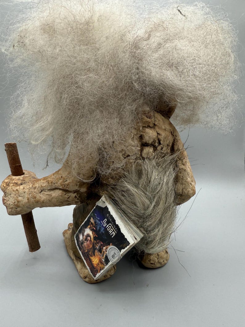 Vintage Norwegian NYFORM Troll,old Man With Stick Norwegian Trolls ...