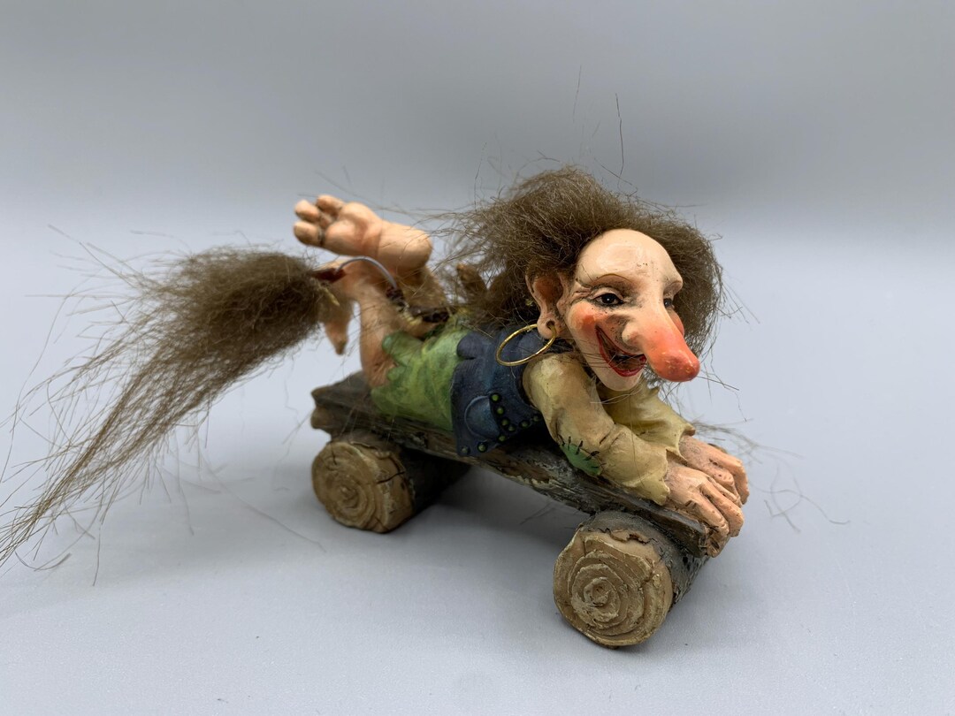 Traditional Allan Flink Souvenir Troll Sweden Scandinavian Home Decor ...