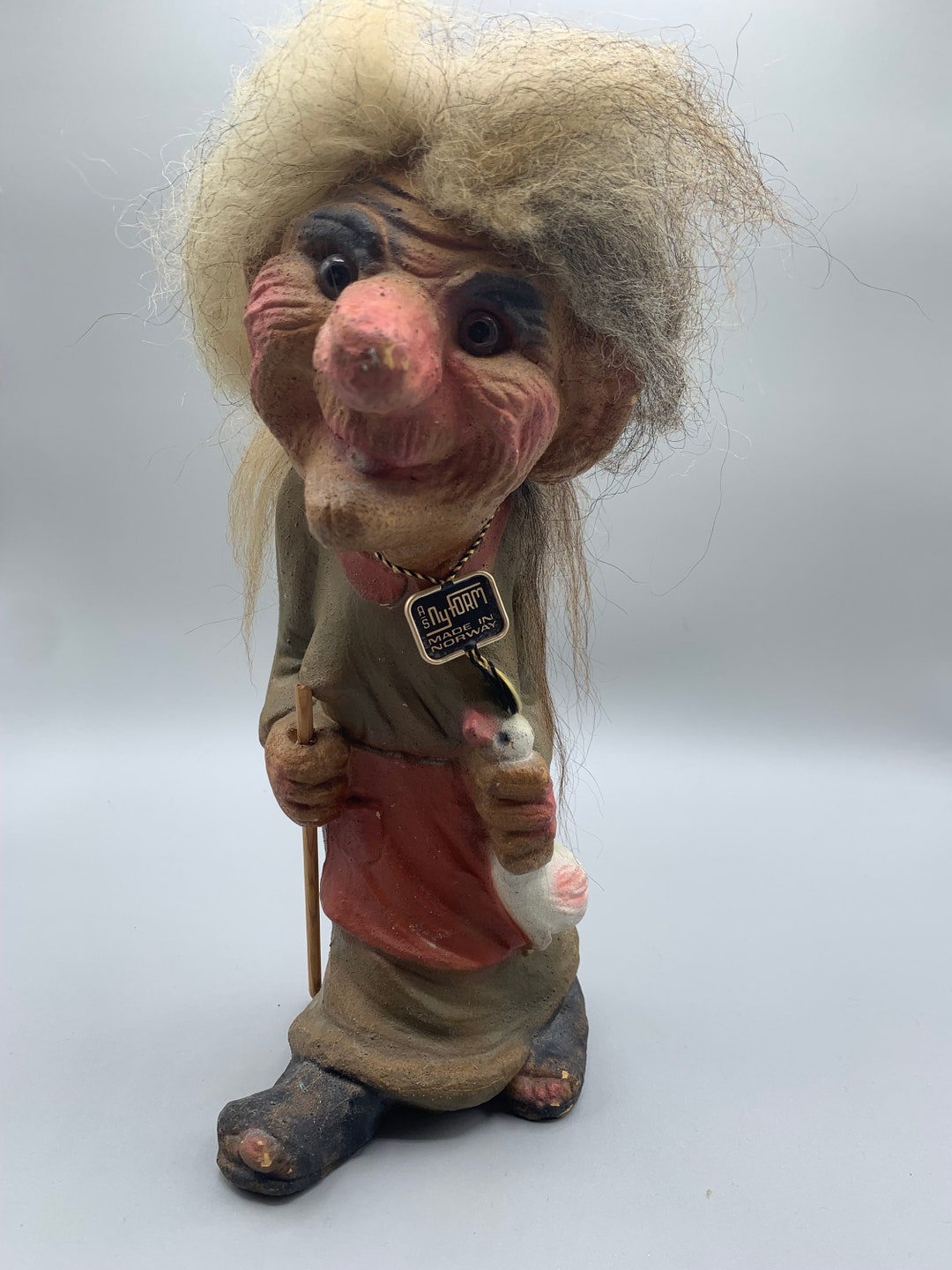 Vintage Norwegian NYFORM Large Troll, Vintage Trolls, Norwegian Trolls ...