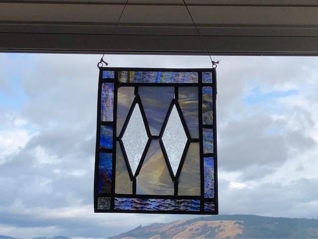 Leaded Stained Glass Window Hanging. - Etsy