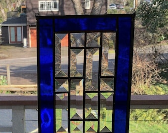Blue Stained Glass - Etsy