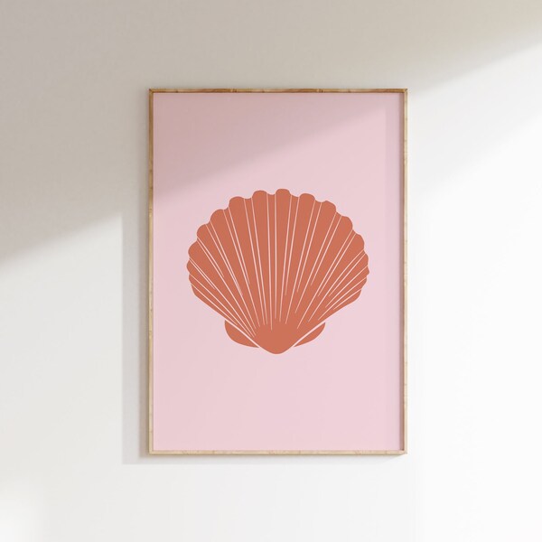 Shell Art Print - Etsy