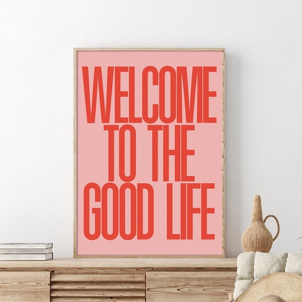 Life is Good Poster - Etsy
