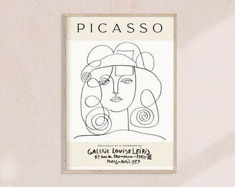 Picasso Lady Print - Etsy