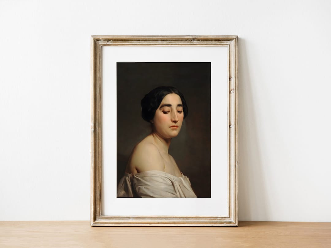 Disdain by William Adolphe Bouguereau, Vintage Female Portrait Painting ...