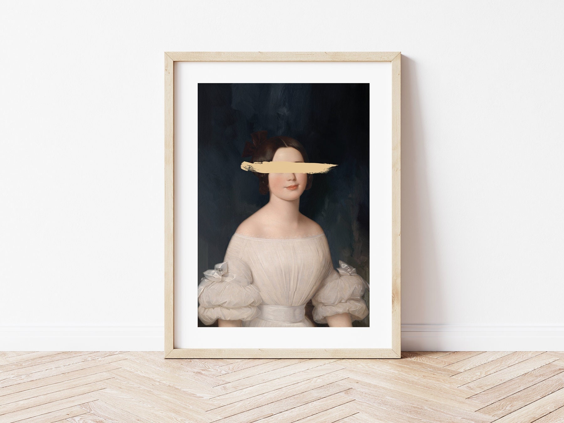 Vintage Altered Art Lady Portrait Altered Art Eclectic - Etsy