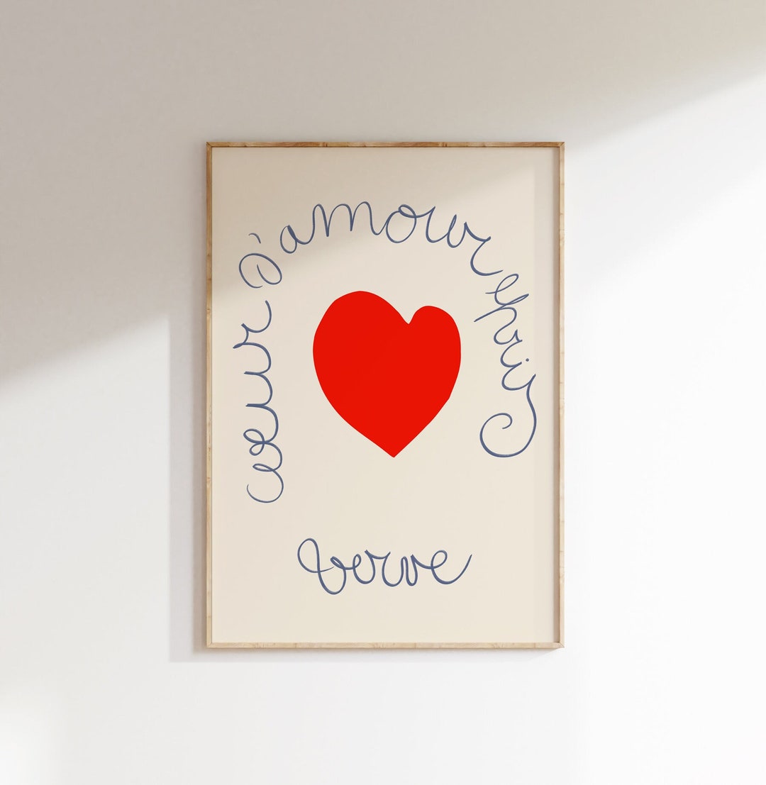 PRINTABLE Matisse Coeur D'amour Epris Art Print, Matisse Home Decor ...