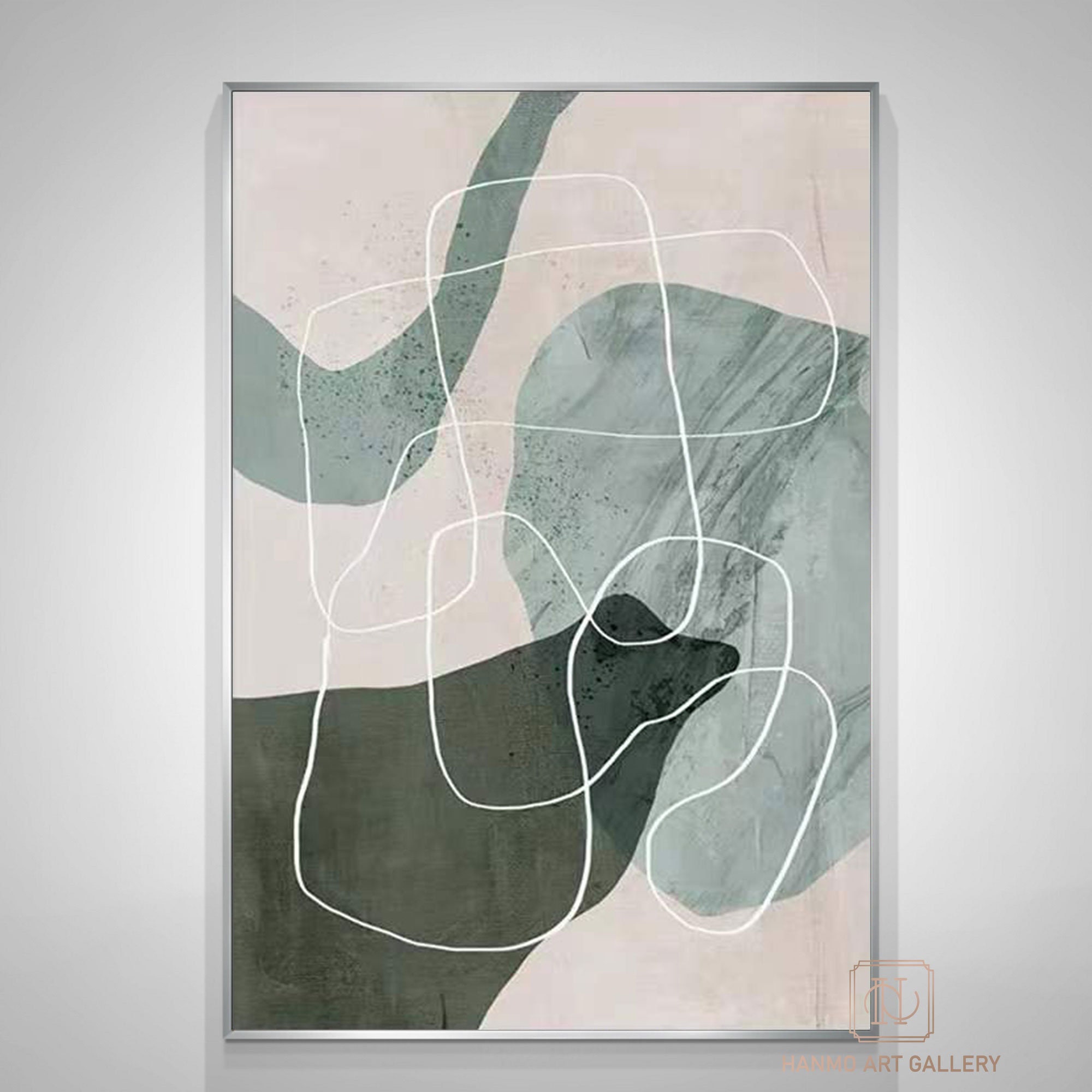 Original Abstract Painting Minimalist Abstract Paintingbeige | Etsy