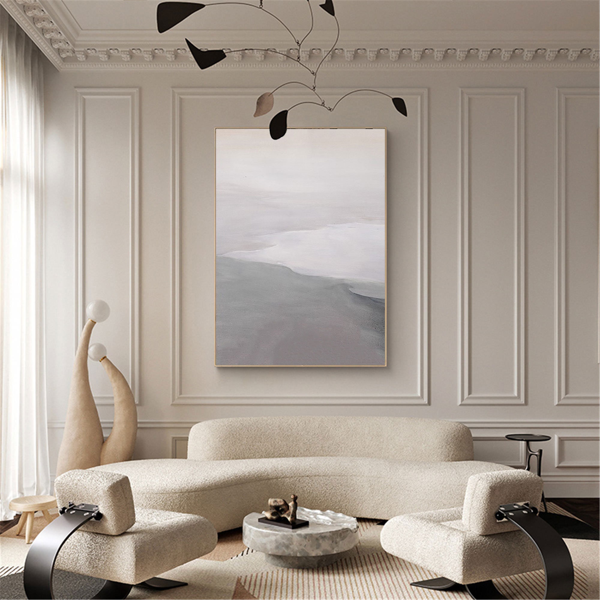 Large Ocean Painting Beach Painting Coastal Painting Big Ocean | Etsy