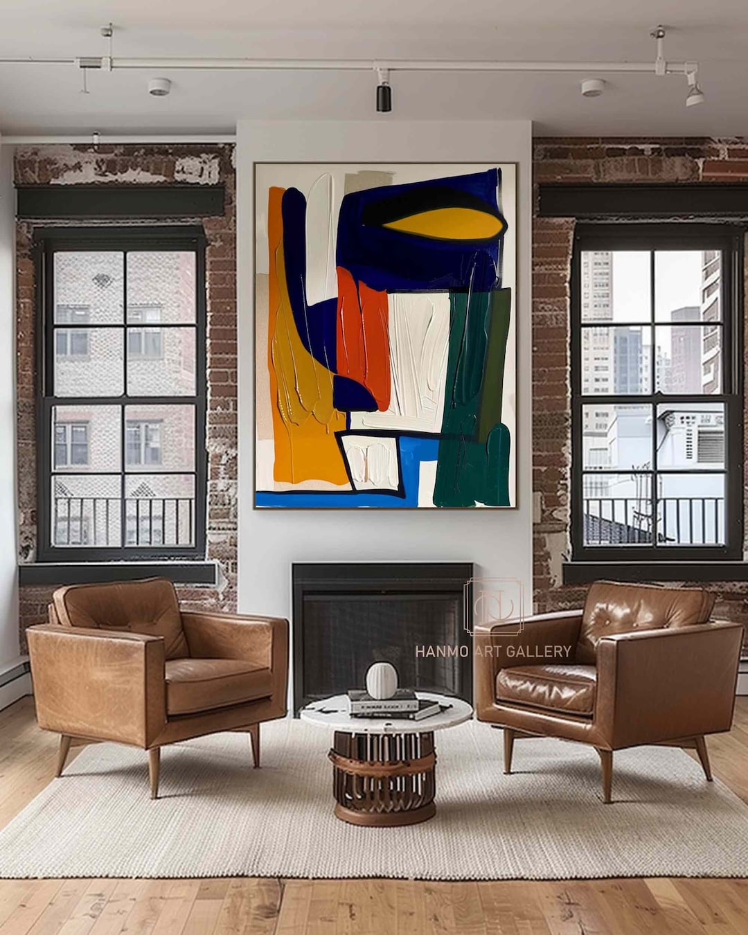 Large Colorful Abstract Painitng Texture Abstract Painting Colorful ...