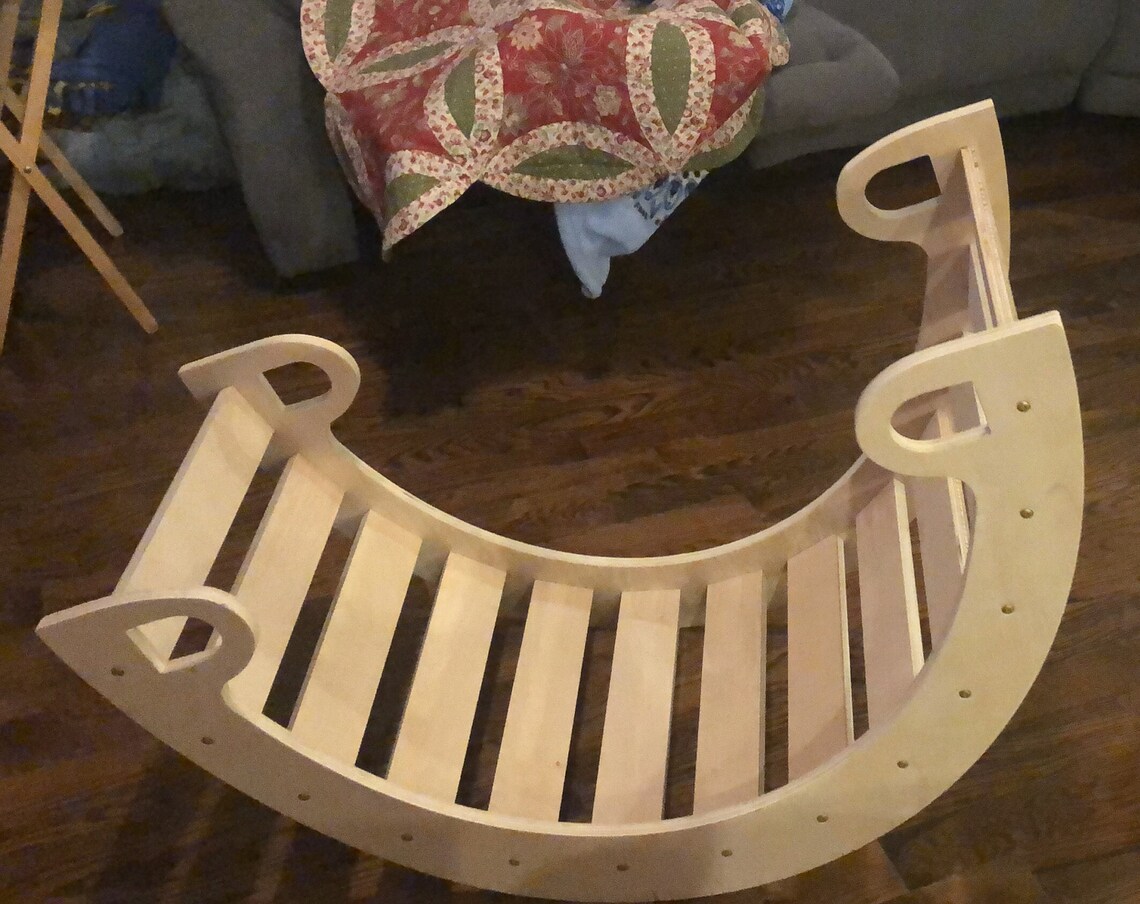 Digital Cut File for Kids Wooden Rocker, Montessori Climbing Arch ...