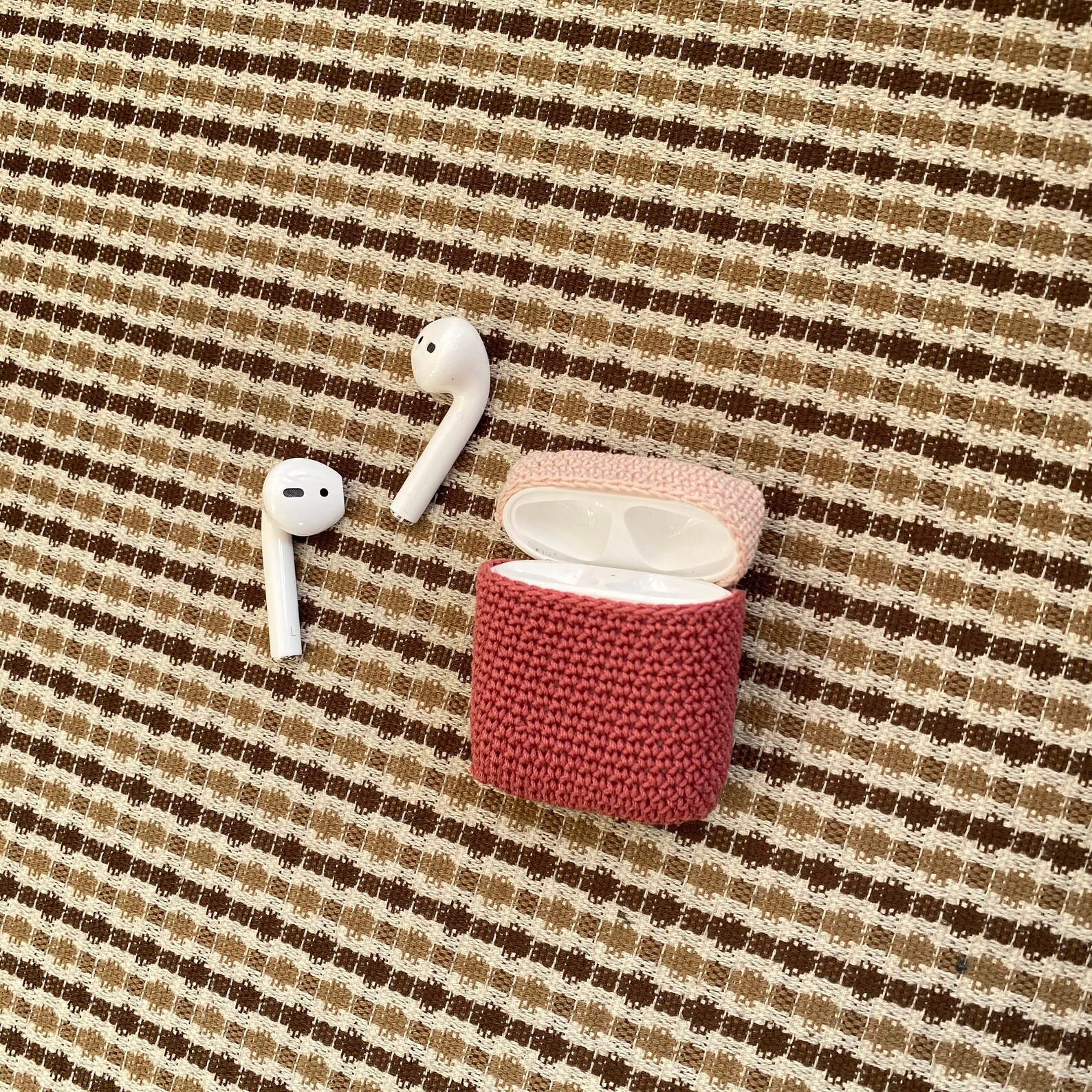 Simple Knit Airpods Case Compatible With Airpod 1 & 2 Full - Etsy UK