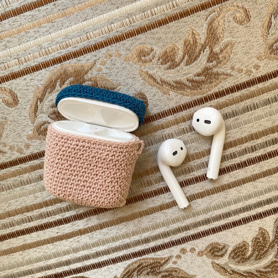 Simple Knit Airpods Case Compatible With Airpod 1 & 2 Full - Etsy UK
