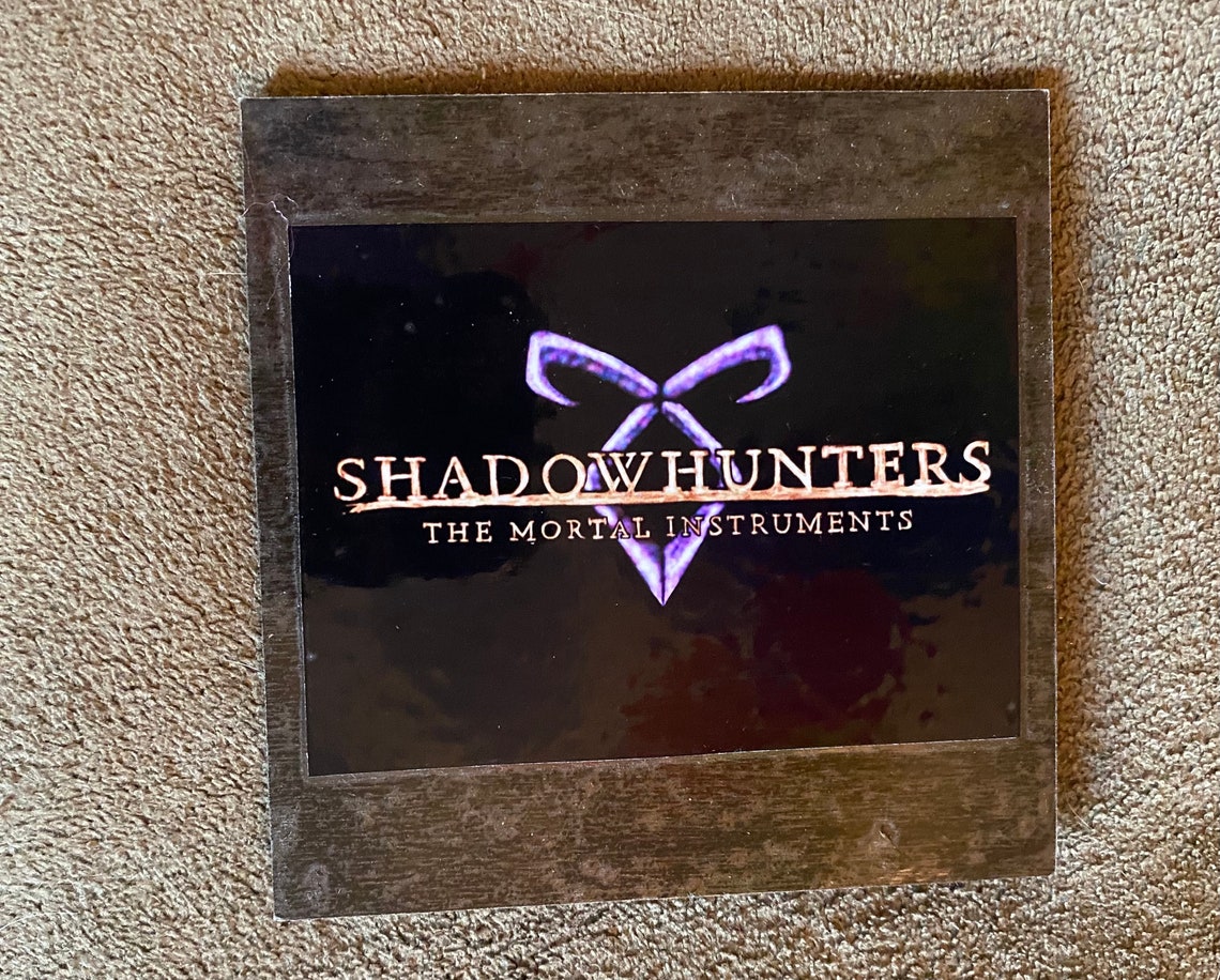Shadowhunters Logo Juego de posavasos de madera - Etsy España