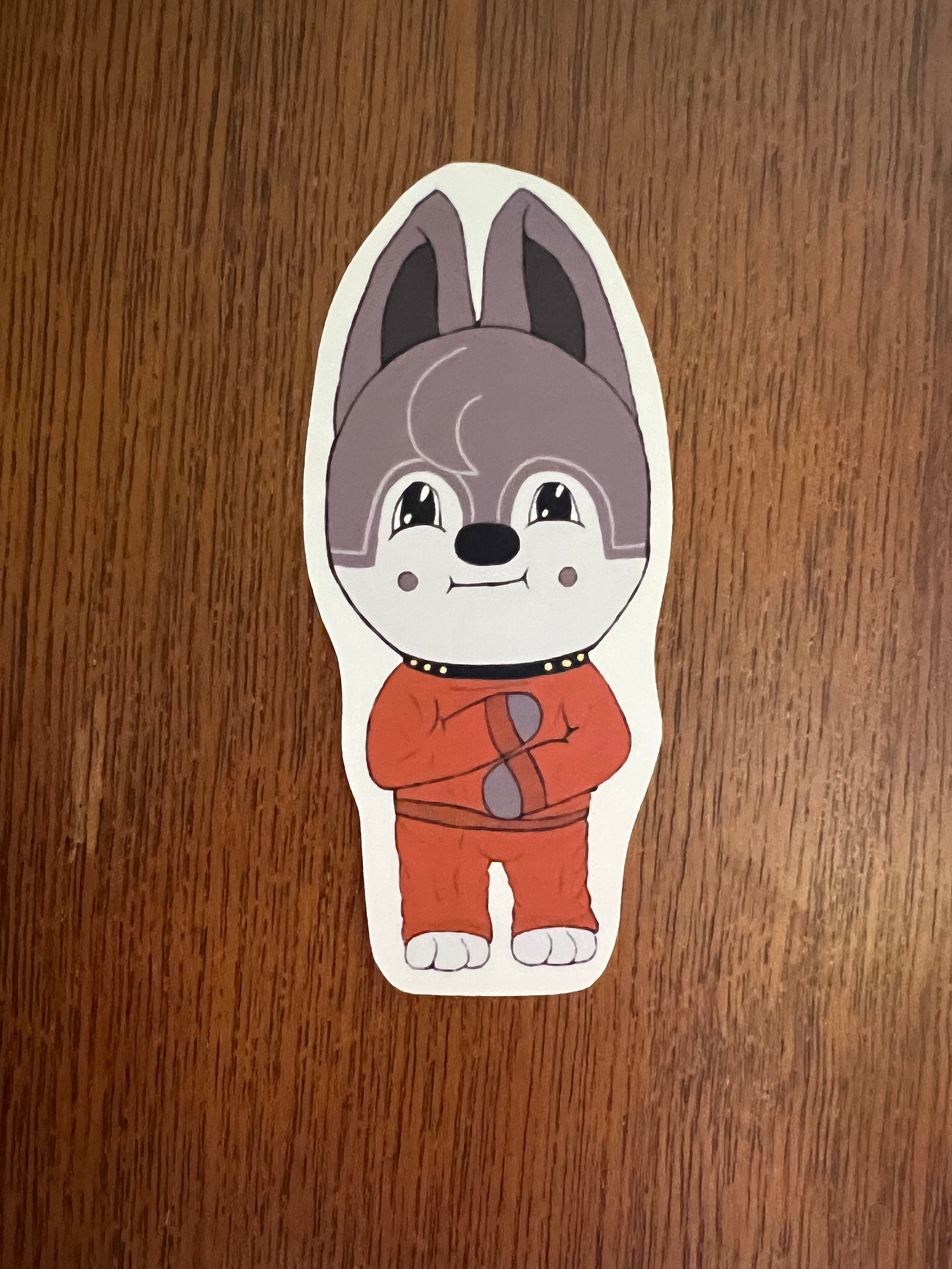 Stray Kids Bang Chans Skzoo Wolf Chan Vinyl Sticker/magnet - Etsy