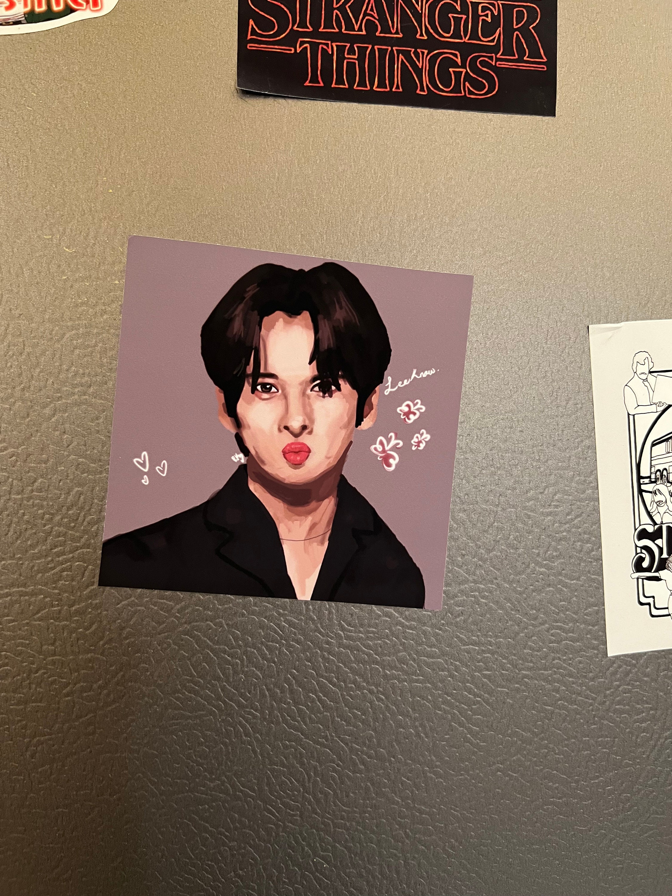 Lee Know stray Kids Vinyl Sticker/magnet - Etsy
