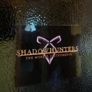 Shadowhunters Logo Vinyl Sticker - Etsy