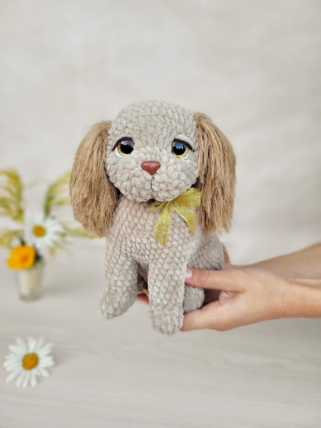 Crochet Spaniel Dog Pattern, Amigurumi Dog, Crochet Pattern Dog ...